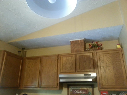 Different Ceiling heights in kitchen