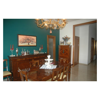 la casa spaziosa, classica e vivace - Eclectic - Dining Room - Rome ...