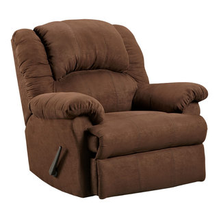 MFO Aruba Microfiber Rocker Recliner - Transitional - Recliner Chairs ...