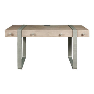 Industrial Contemporary Desk With Drawers - Transitional - Desks And ...