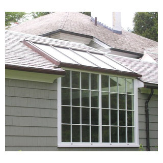 Custom Copper Roof and Front Skylight - Traditional - Boston - by Glass ...