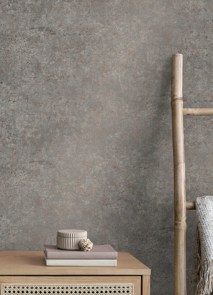 Colt Grey Cement Wallpaper, Bolt - Contemporary - Wallpaper - by ...