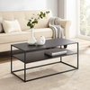 Braxton Coffee Table Matte Black - Industrial - Coffee Tables - by ...