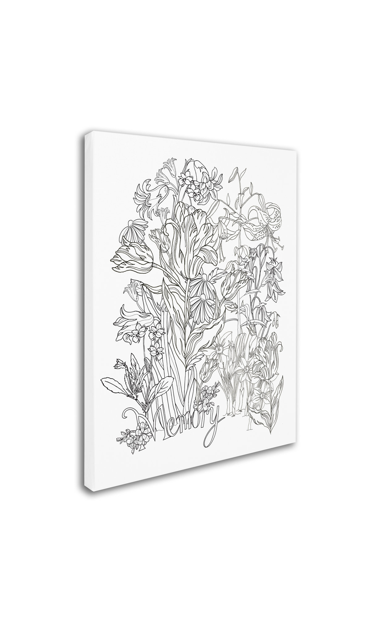 Lisa Powell Braun 'Memory' Canvas Art, 24"x 32" - Contemporary - Prints ...