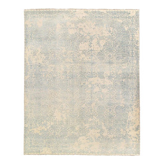 Fine Hand Knotted Modern Rug, 8'1''x10'3'' - Contemporary - Area Rugs ...