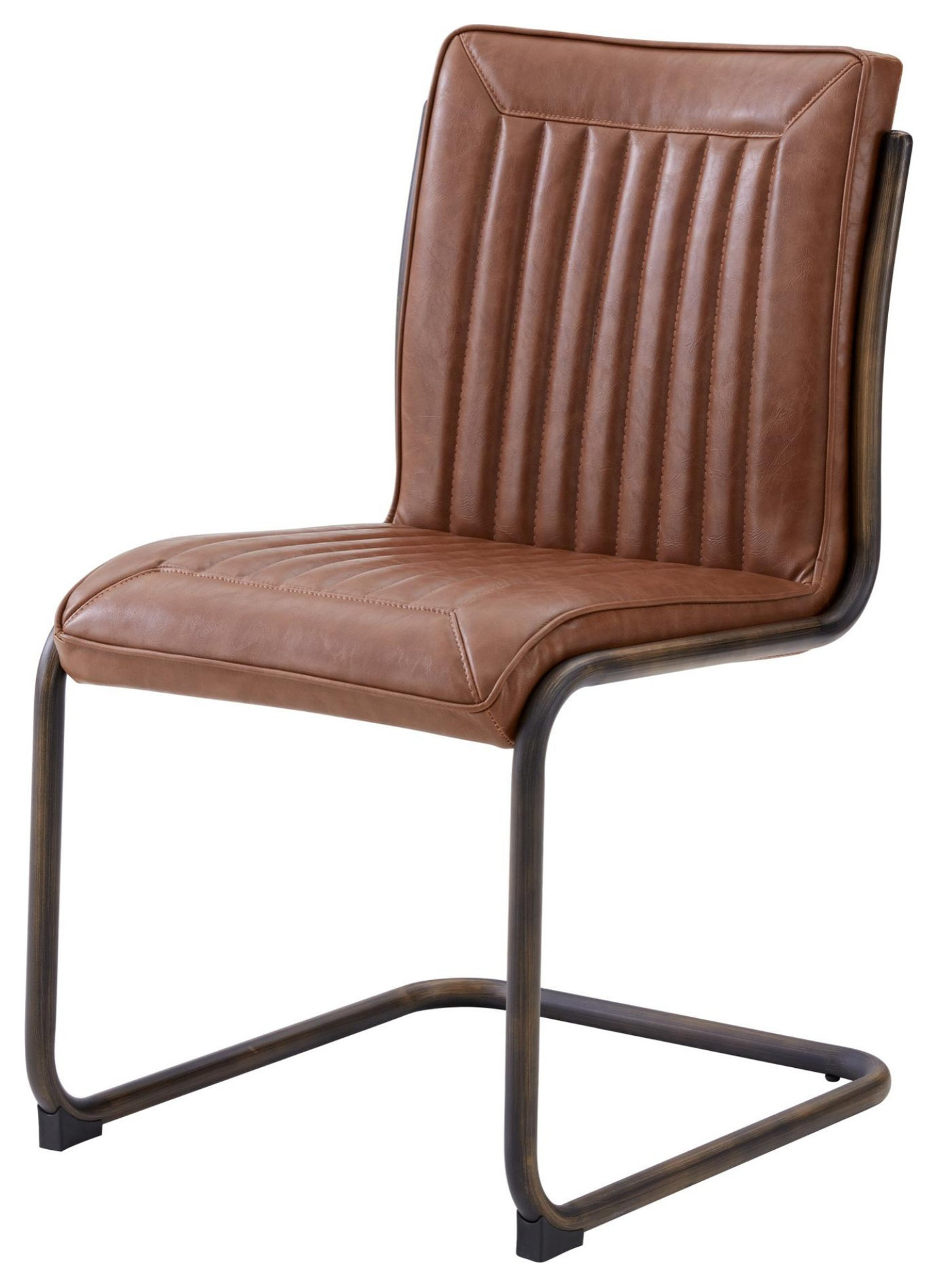Cooper PU Chair Rubber Gold Frame - Industrial - Dining Chairs - by ...
