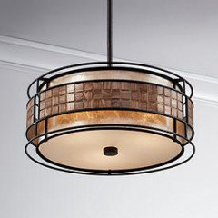 Have brushed nickel hardware throughout house.