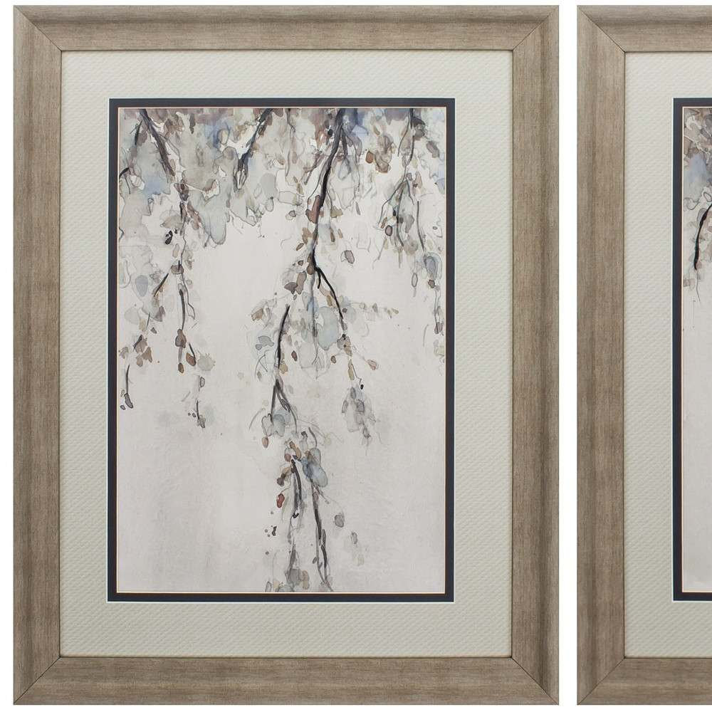 Set Of 2 Hanging Branches Wall Art - Contemporary - Prints And Posters ...