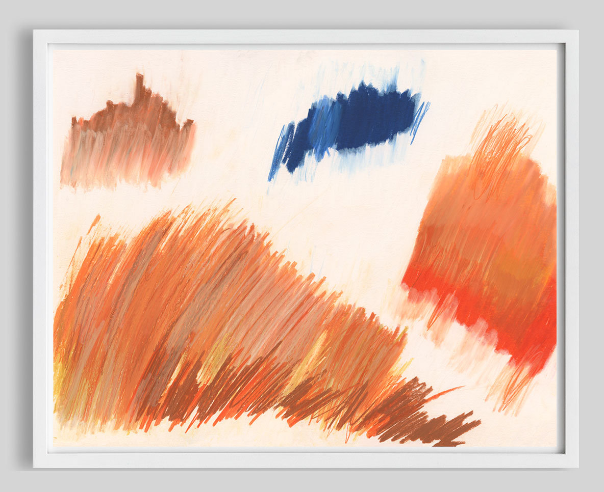 Color Falls, Diptych #1, 30"x23" Unframed, 51"x40" - Contemporary ...