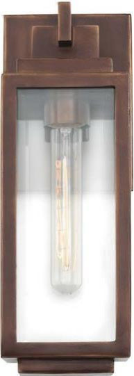 Small Copper Patina Wall Sconce, 1-Light, Small - Transitional ...