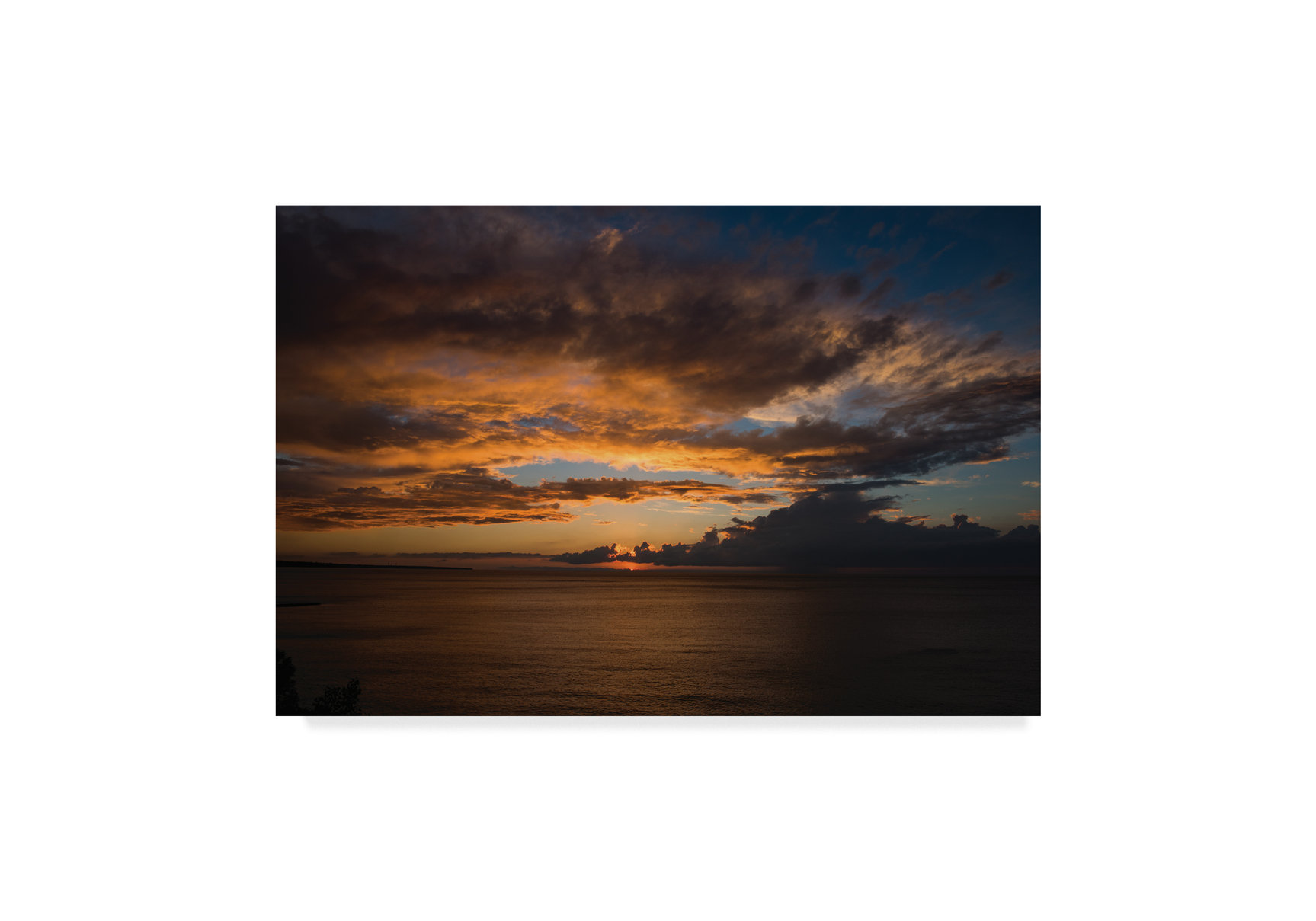 Kurt Shaffer 'Awesome Sunset On A Great Lake' Canvas Art, 22"x32 ...