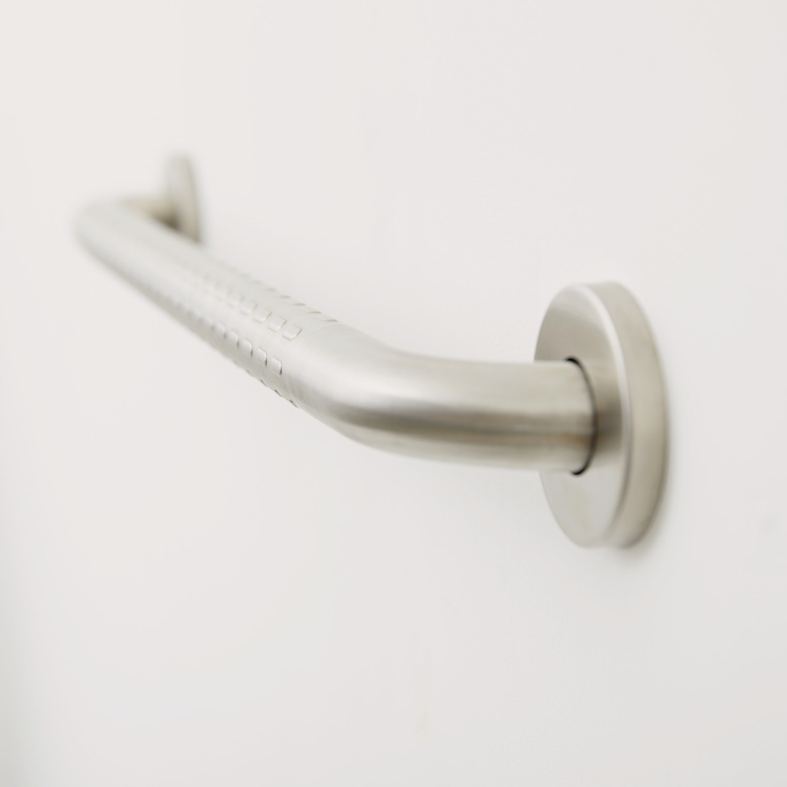 ADA Bathroom Shower Grab Bar With Safety Grip, Satin, 42" - Industrial ...