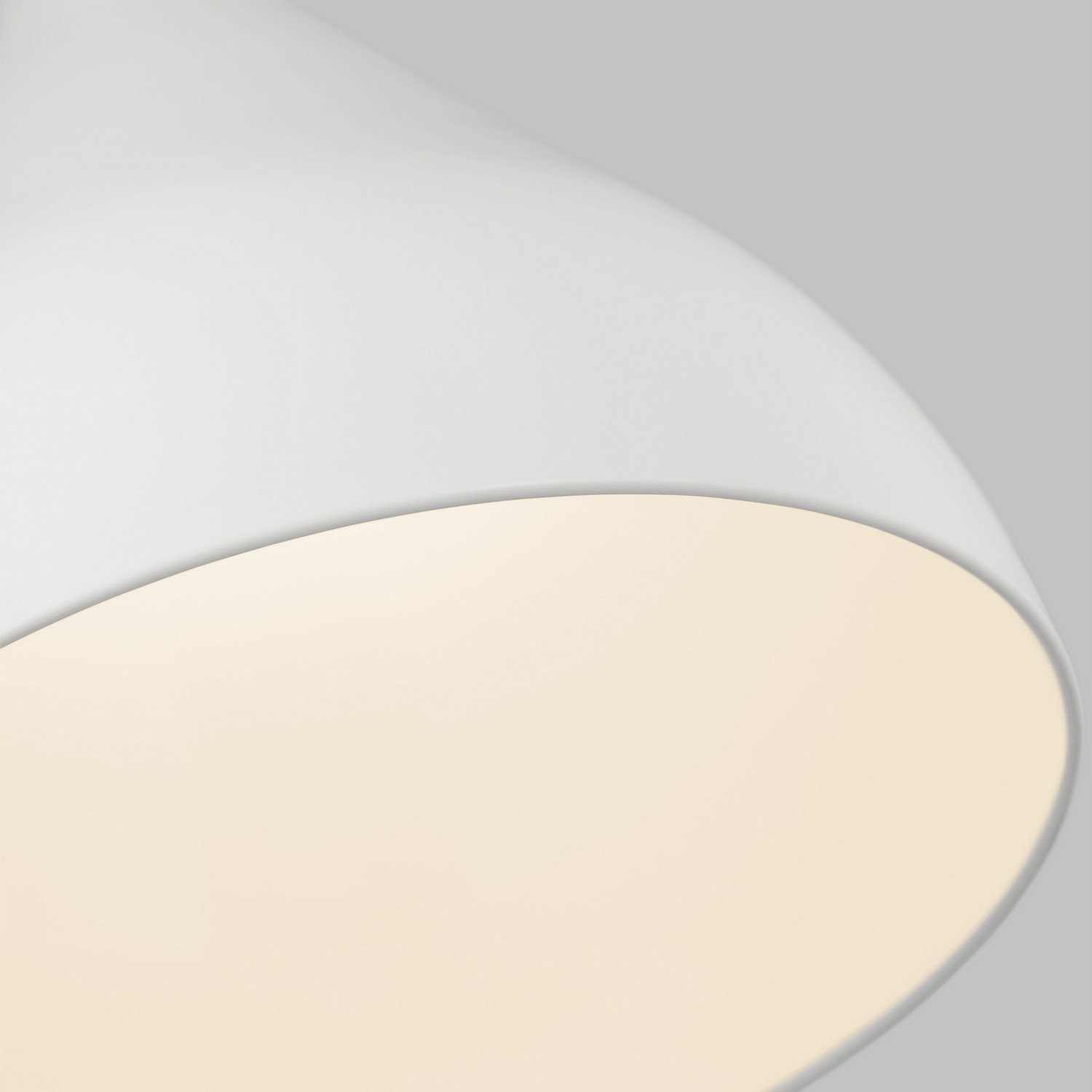 Matte White LED Pendant from the Oden Collection, 14.000 - Modern ...