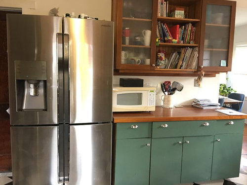 Fridge location for new kitchen design
