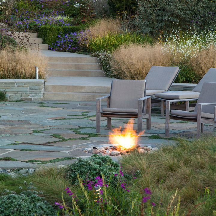 75 Hillside Landscaping with a Fire Pit Ideas You'll Love - November ...