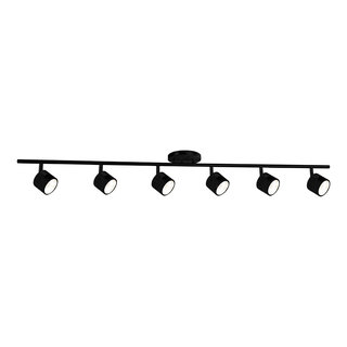 Lyra Track Light, Modern LED Fixed Track Fixture, Black, 5x43x6 ...