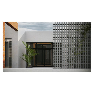 Traditional Brick House in DHA Lahore - Traditional - Exterior - Other ...