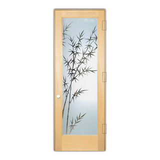 Interior Prehung Door or Interior Slab Door - Bamboo Forest - Primed ...