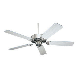 NICOR ES52MASPW 52 in. Pewter Ceiling Fan with Silver Oak Blades ...