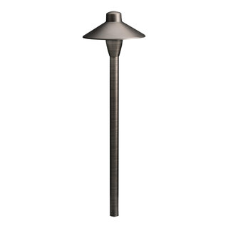 Kichler 15478CBR One Light Path Light, Centennial Brass Finish ...