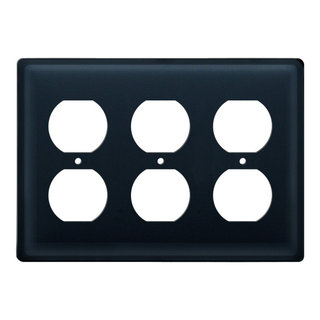 Rooster Triple Outlet Cover - Transitional - Switch Plates And Outlet ...