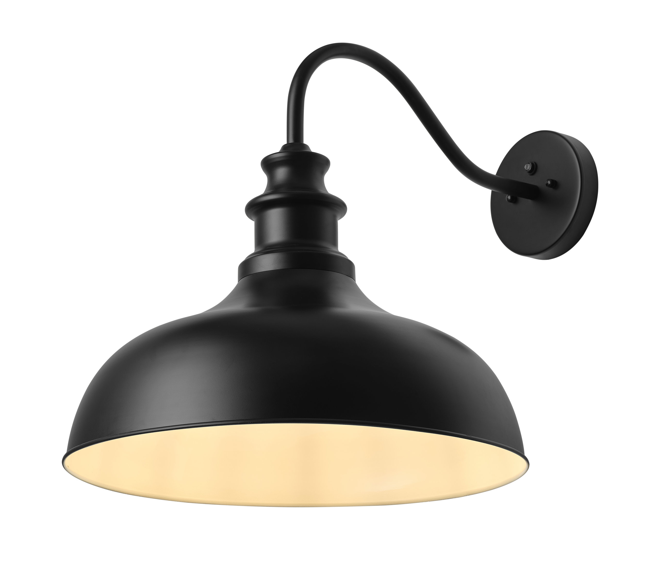 Unique Gooseneck Outdoor Barn Light Dusk to Dawn Wall Sconce ...