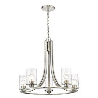 5 Light Chandelier In Transitional Style-24 Inches Tall and 27 Inches ...