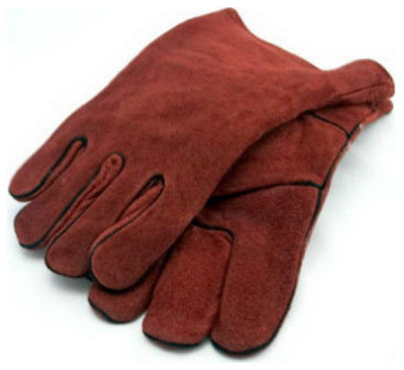 Forney 55206 Lined Split Leather Welding Glove, Brown - Contemporary ...