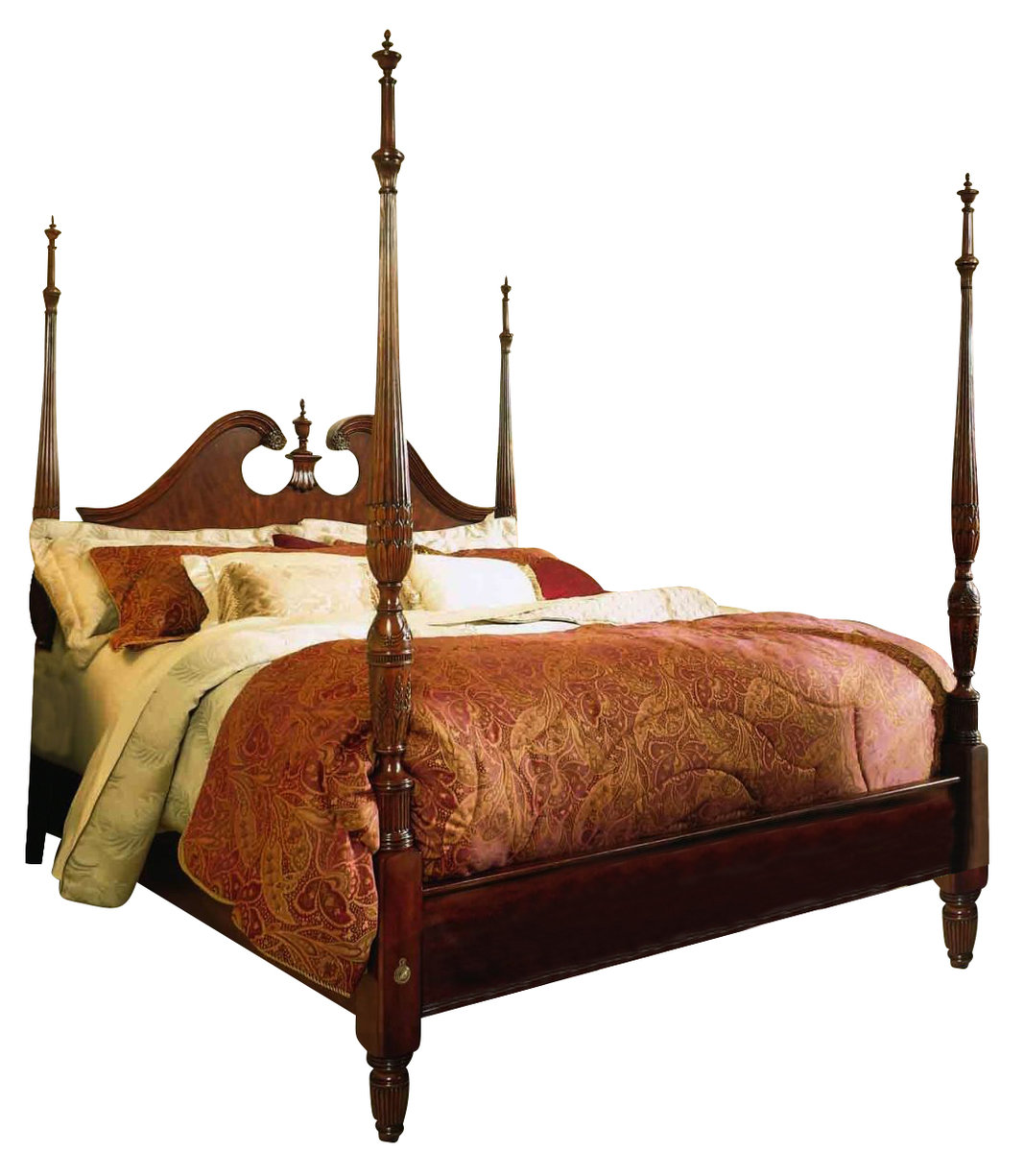 Emma Mason Signature Metropolitan Grove Cal King Pediment Poster Bed ...
