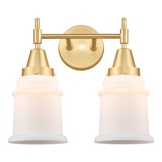 Innovations 447-2W-SG-G181-LED 2-Light Bath Vanity Light, Satin Gold ...