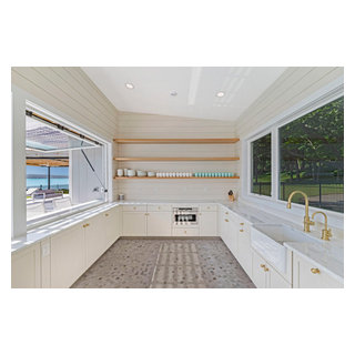 Nyack, NY - Hudson Pool Cabana - Modern - Kitchen - New York - by ROAM ...