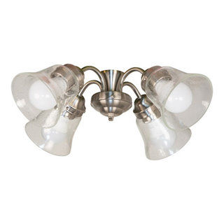 Craftmade 4 Light Universal Light Kit, Polished Brass - Ceiling Fan ...