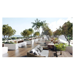 3D Visualization for a Terrace with a Seaview - Deck - Edinburgh - by ...