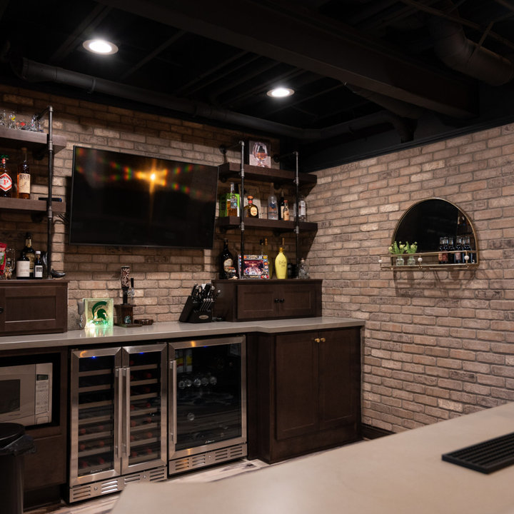 75 Home Bar with Floating Shelves Ideas You'll Love - April, 2026 | Houzz