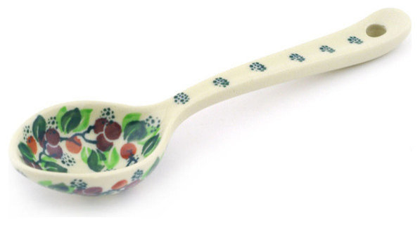 Polmedia Polish Pottery 6" Stoneware Spoon - Farmhouse - Spoons - by ...