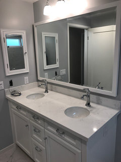 Bathroom Vanity Counter Overhang - Too Much?