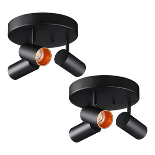 3-Light Ceiling Track Spotlights Dimmable, 5 Color Temperature ...