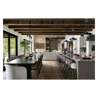 Rustic Modern Lakehome - Rustic - Minneapolis - by Mårka Architecture ...