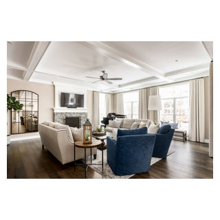 2 story great room was create to make walk in clost - Traditional ...