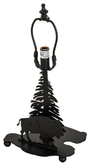 9" High Buffalo Table Base - Southwestern - Lamp Bases - by Meyda ...