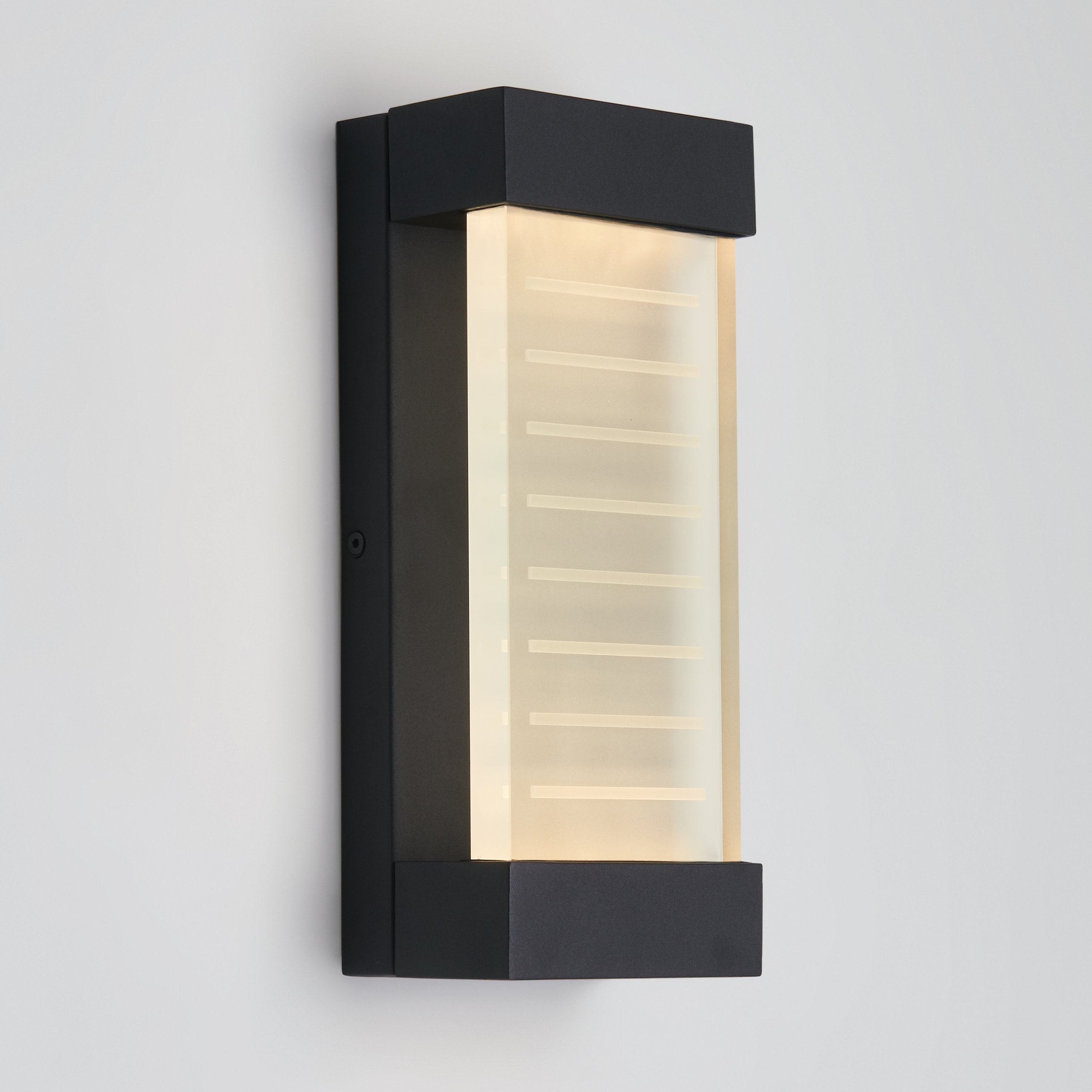 Artika Percy LED Outdoor Wall Light, Black - Modern - Outdoor Wall ...