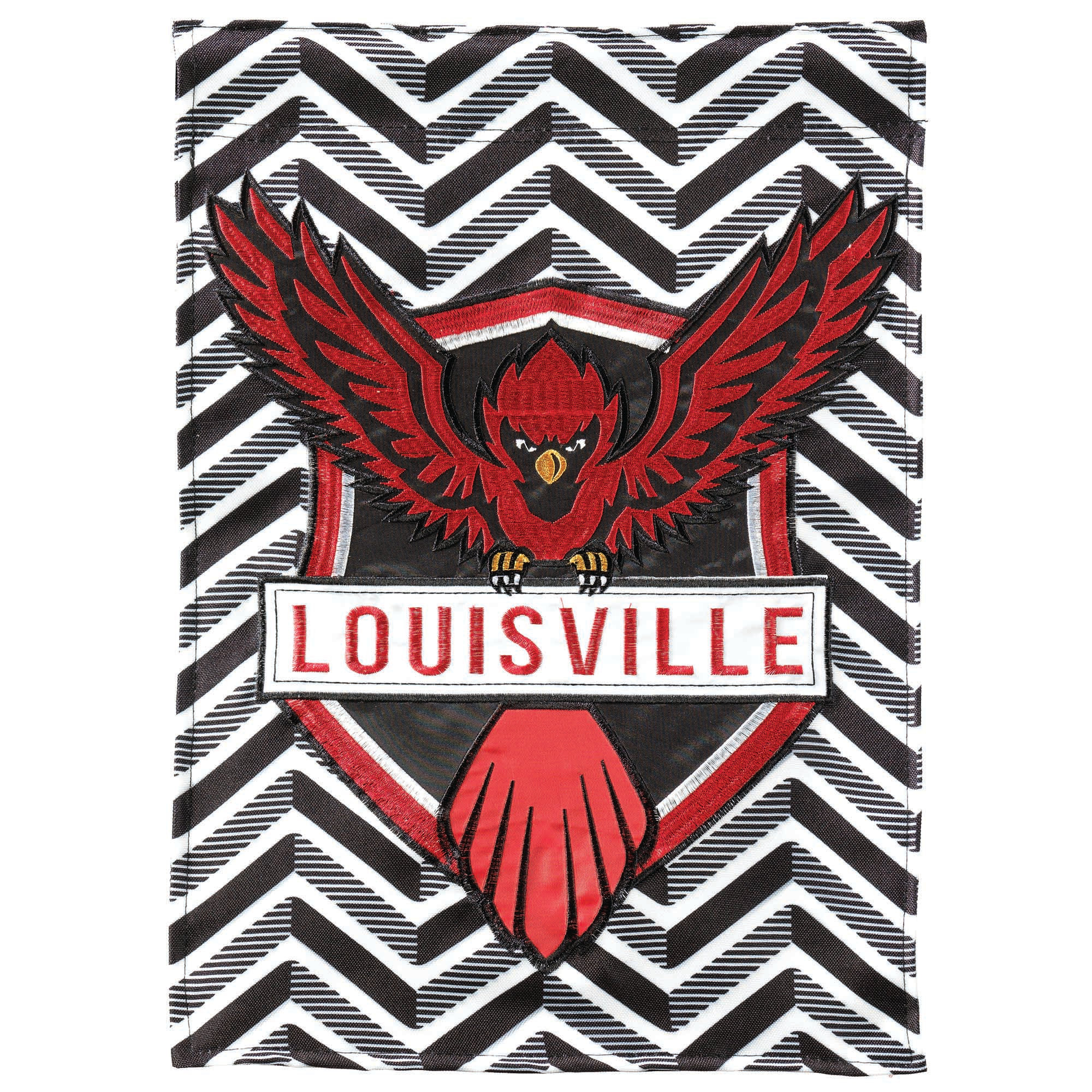 Louisville Cardinal Flag, Large Plus - Traditional - Flags And ...