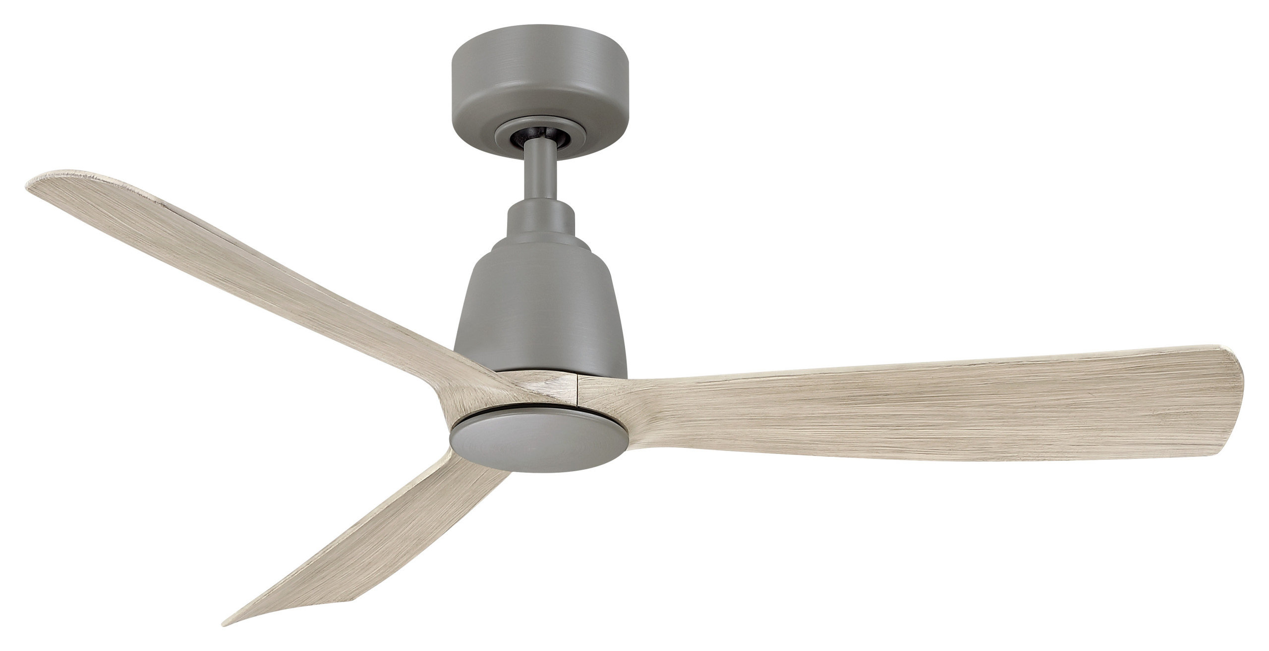 Kute 44" Indoor/Outdoor Fan Antique Graphite/Light Oak Blades ...