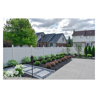 Modern Unilock Moda Fireplace + Pool Surround Landscape - Landscape ...