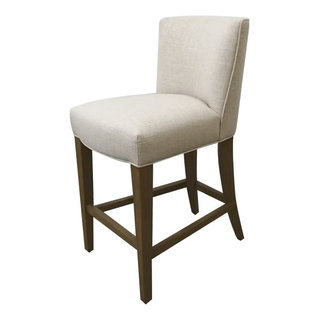 Elba Counterstool Set of 2 Smoke Grey - Transitional - Bar Stools And ...