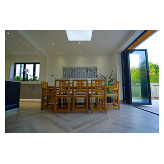 Double Storey Kitchen Extension - Modern - Kitchen - Hertfordshire - by ...