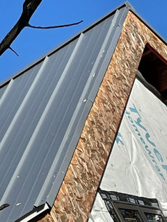 Standing Seam Roof Rake Detail