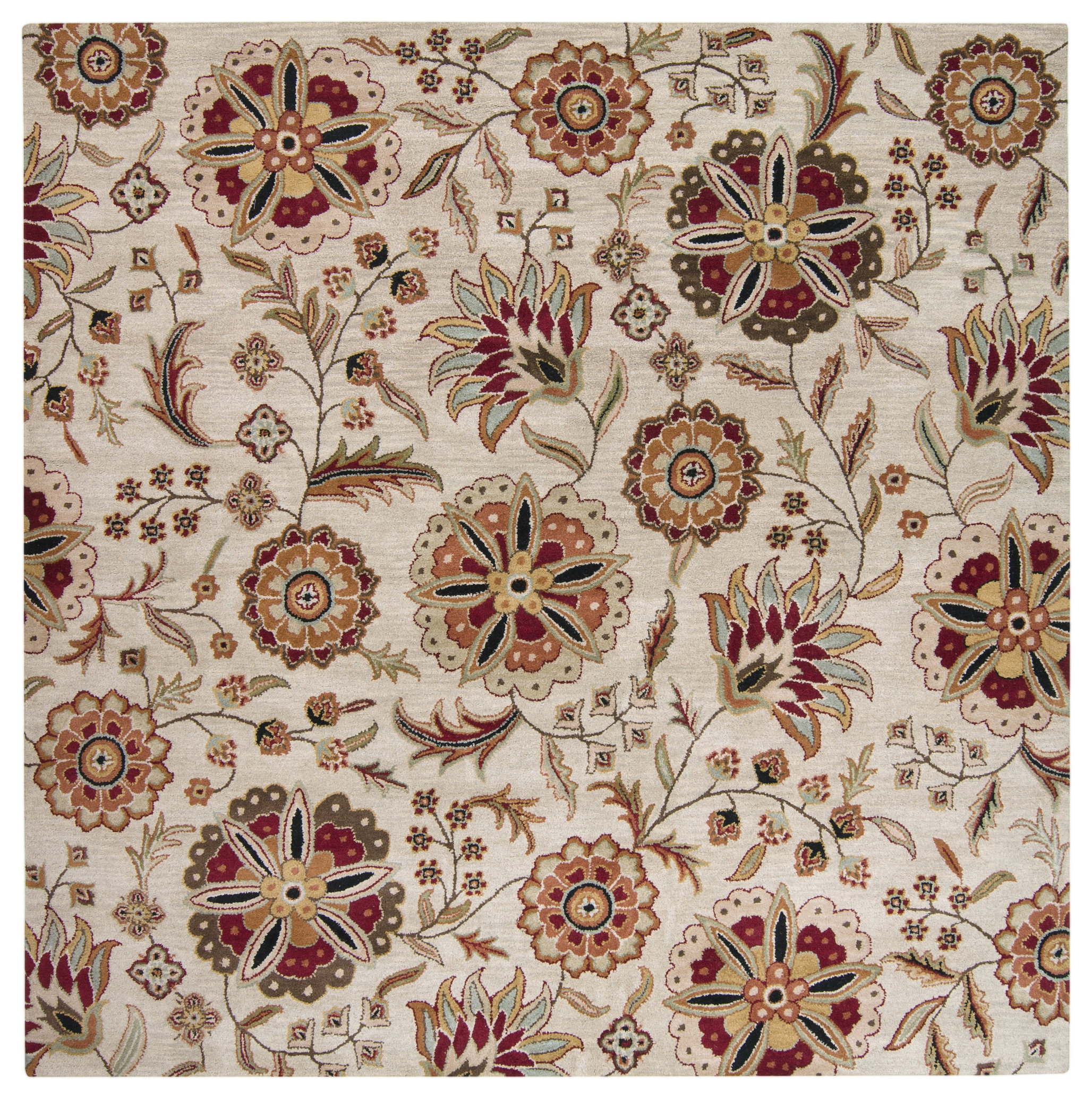 Athena Area Rug, 6' Square - Traditional - Area Rugs - by FlairD | Houzz