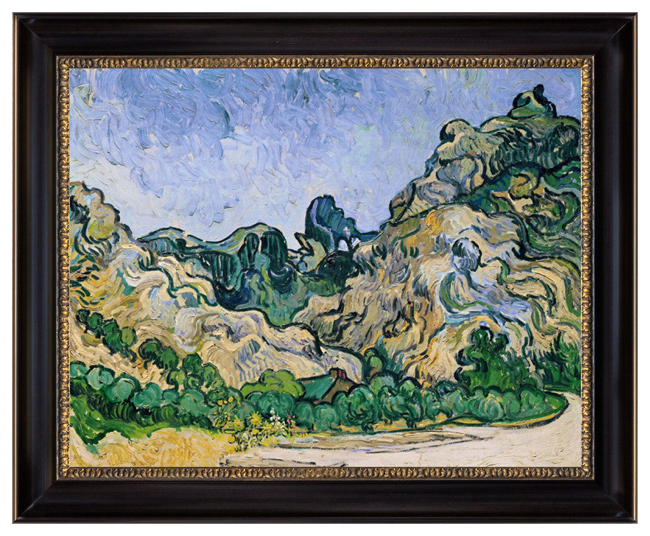 Mountains at Saint-Remy by Vincent van Gogh, Canvas, 24'' x 19 ...
