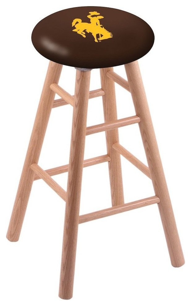 Wyoming Bar Stool, Natural - Southwestern - Bar Stools And Counter ...